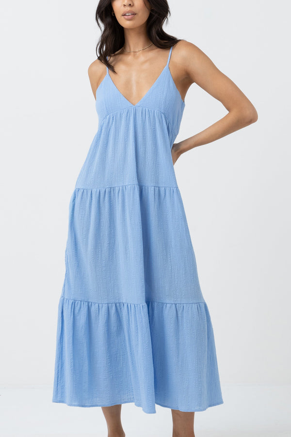 Rhythm Cleo Tiered Midi Dresses – NZ Shred