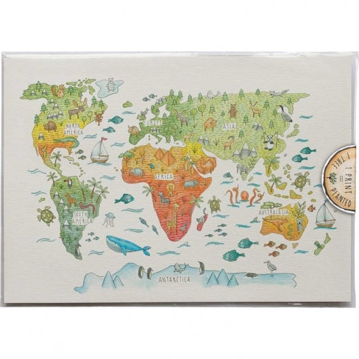 Little Difference Kid's World Map – NZ Shred